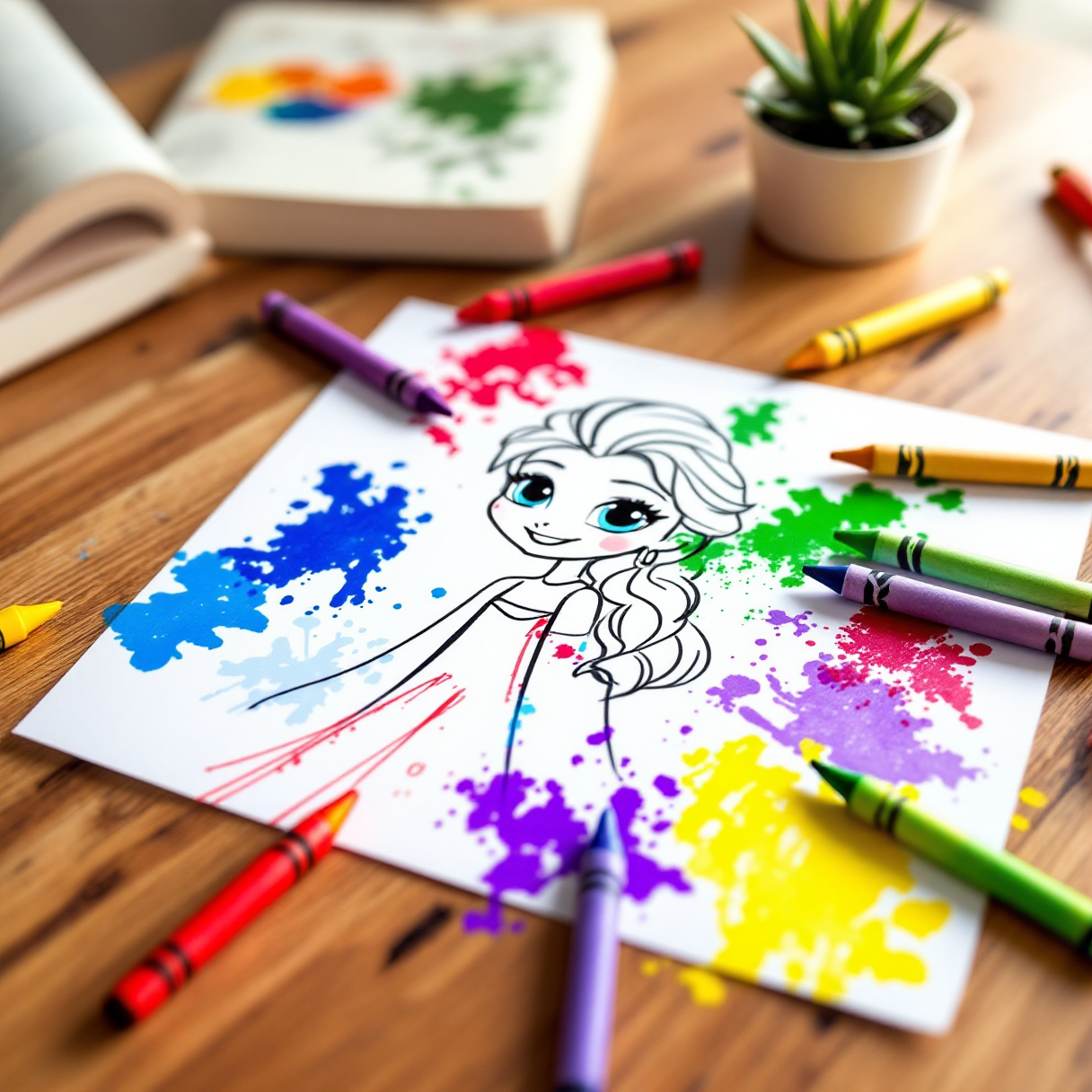 20 Free Printable Elsa Coloring Pages | ColorFun